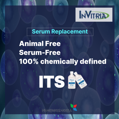 [InVitria] Serum replacement, Animal-free ITS를 소개합니다. - 서린바이오사이언스
